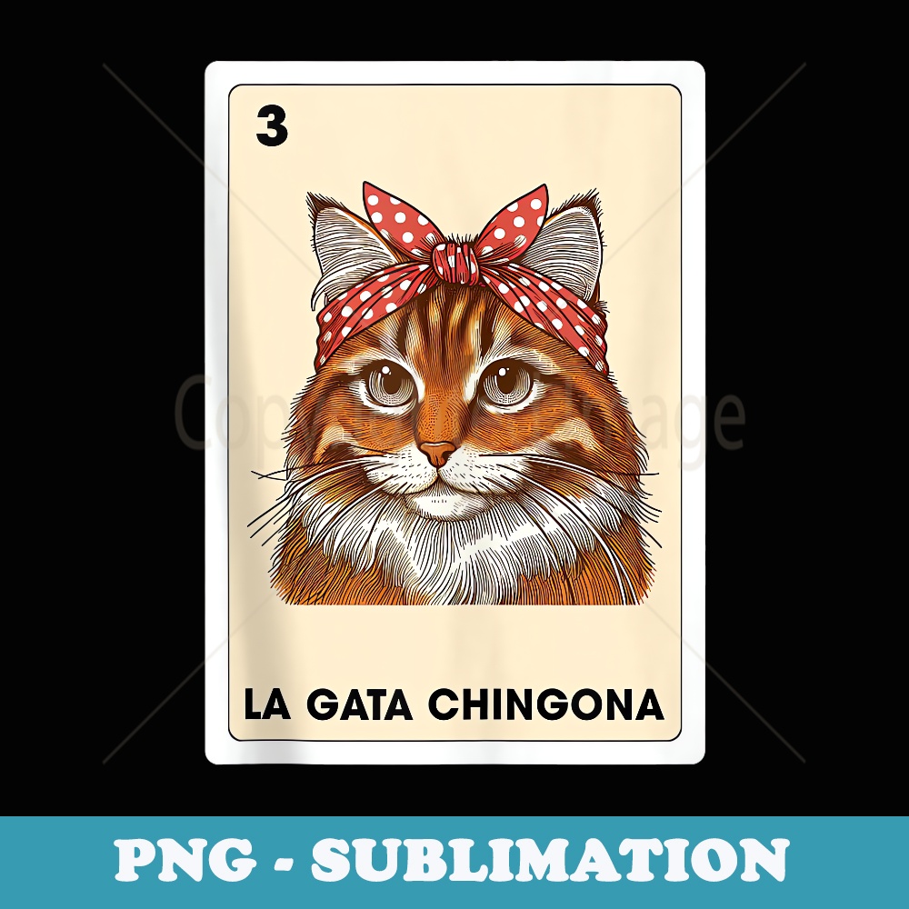 Mexicana Slang Cat Lover La Gata Chingona Mexican Bingo Card | Inspire ...