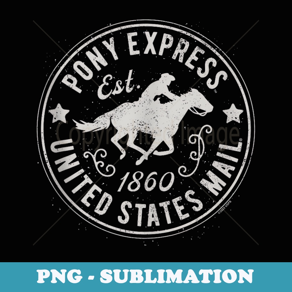 USPS- USPS Pony Express - High-Resolution PNG Sublimation Fi | Inspire ...