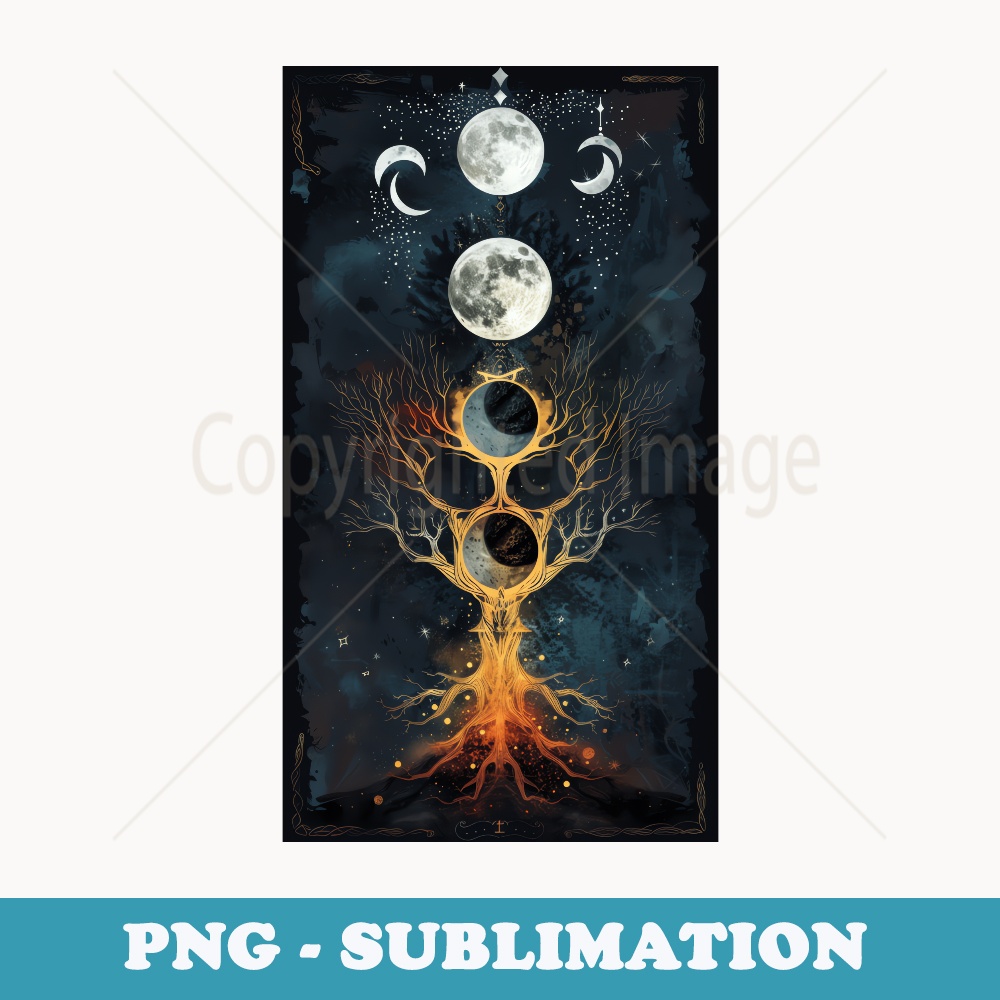 Elemental Yggdrasil Fire Tree of life Yin yang - Sublimation | Inspire ...
