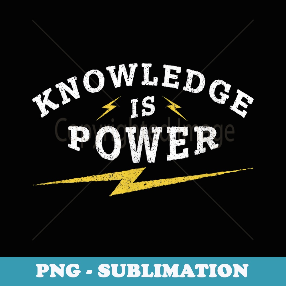 Knowledge is Power Trivia Master - PNG Sublimation Digital D | Inspire ...
