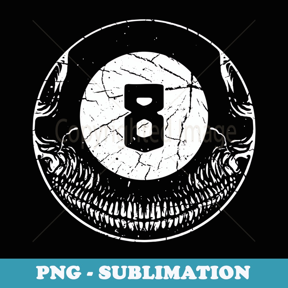 Billiard Pool Skull The Horror Eight Ball - Modern Sublimati | Inspire ...