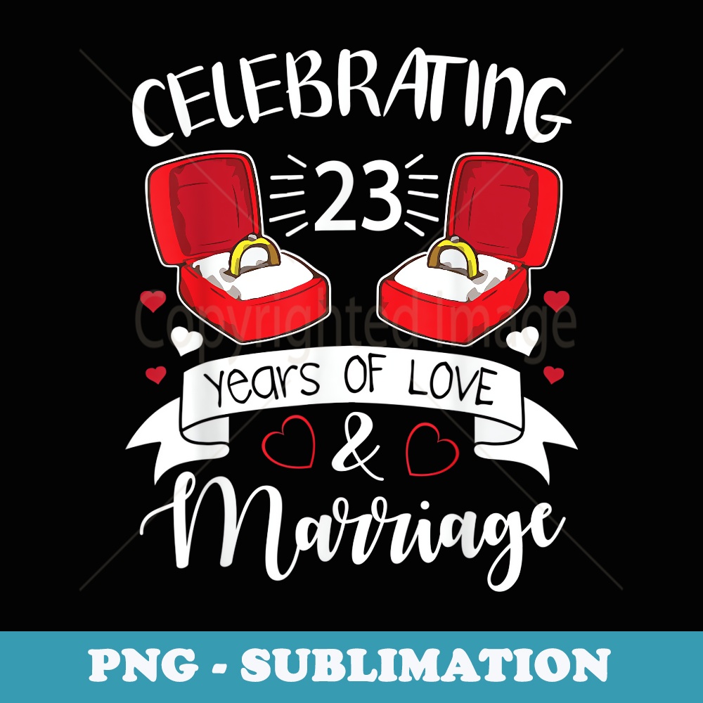Celebrating 23 Years Of Love & Marriage Happy Husband Wife - | Inspire ...