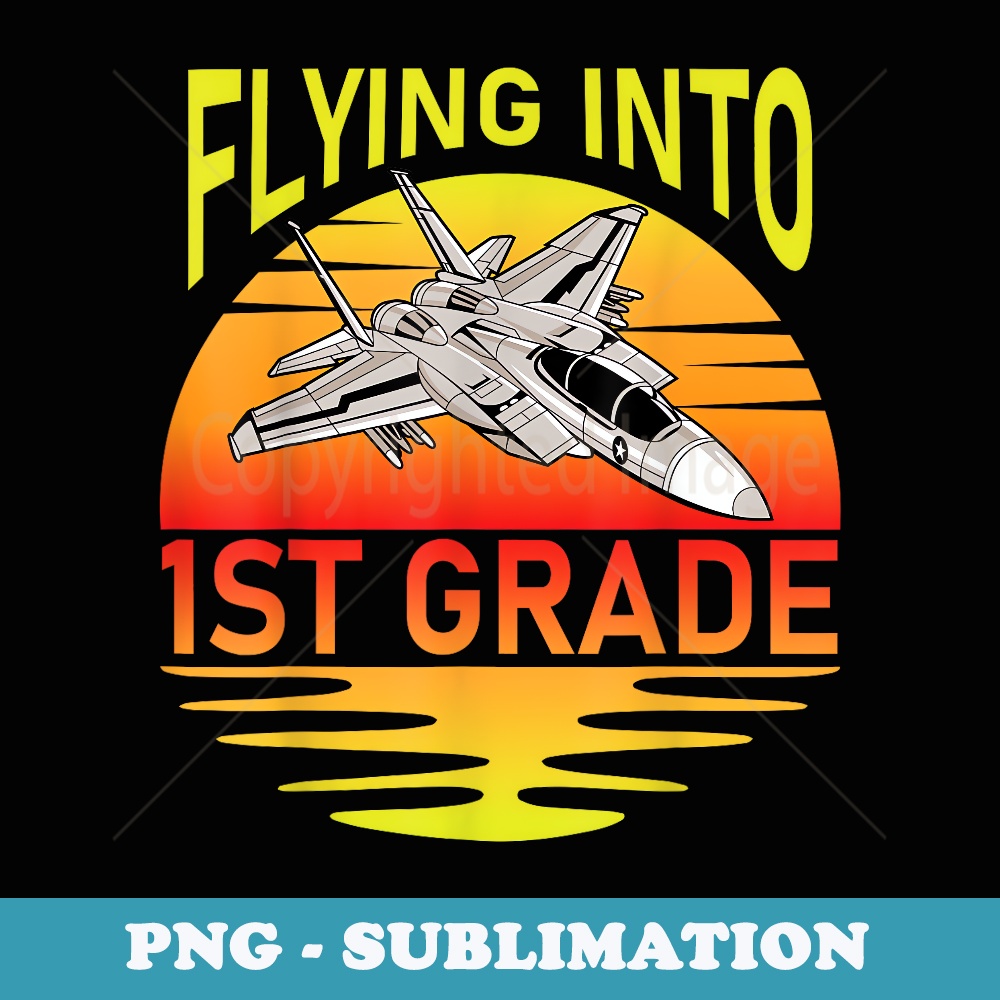 Flying Into 1st Grade Airplane Teacher Back To School - Spec | Inspire ...