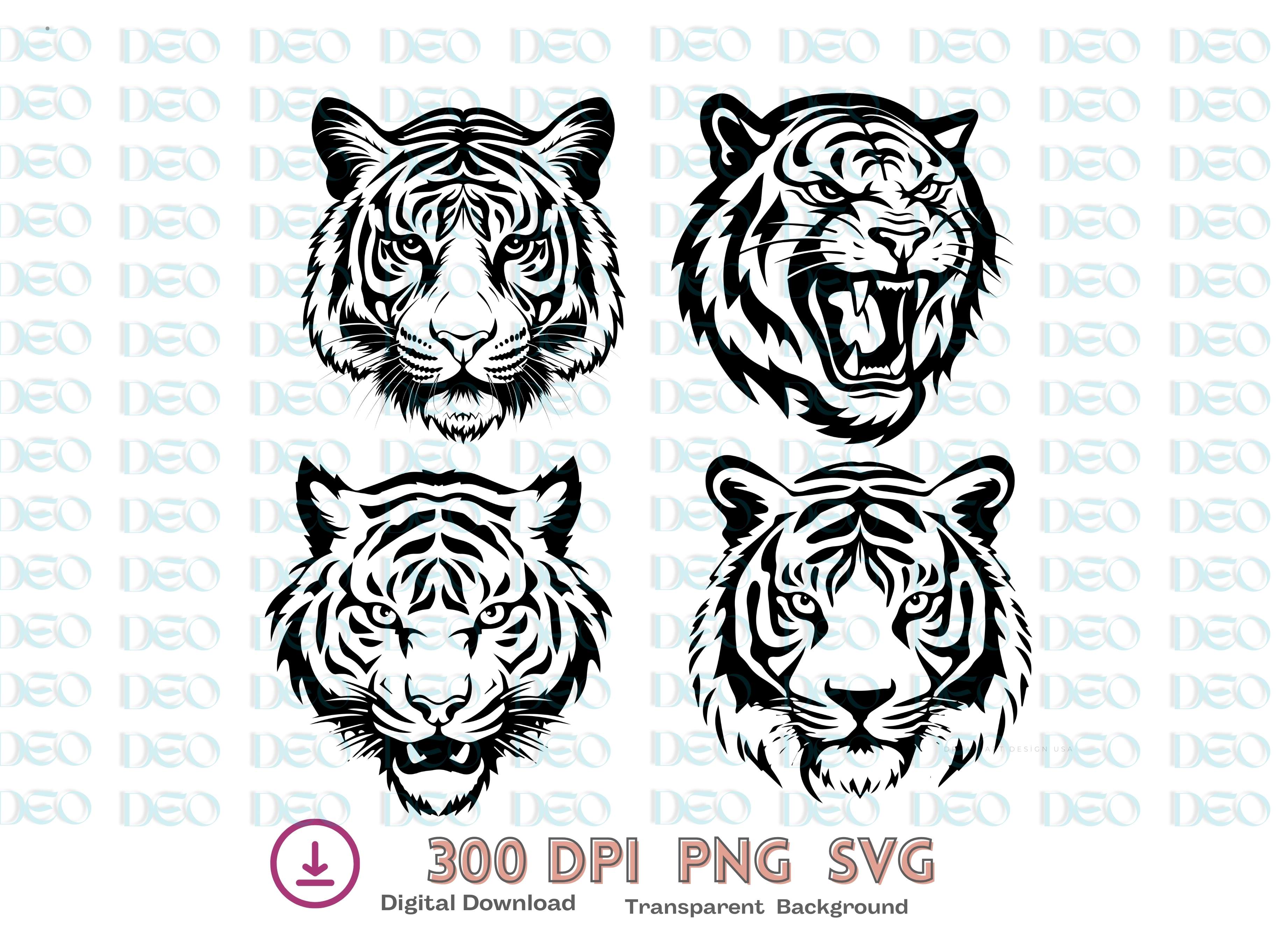 Tiger Mascot Svg | Inspire Uplift