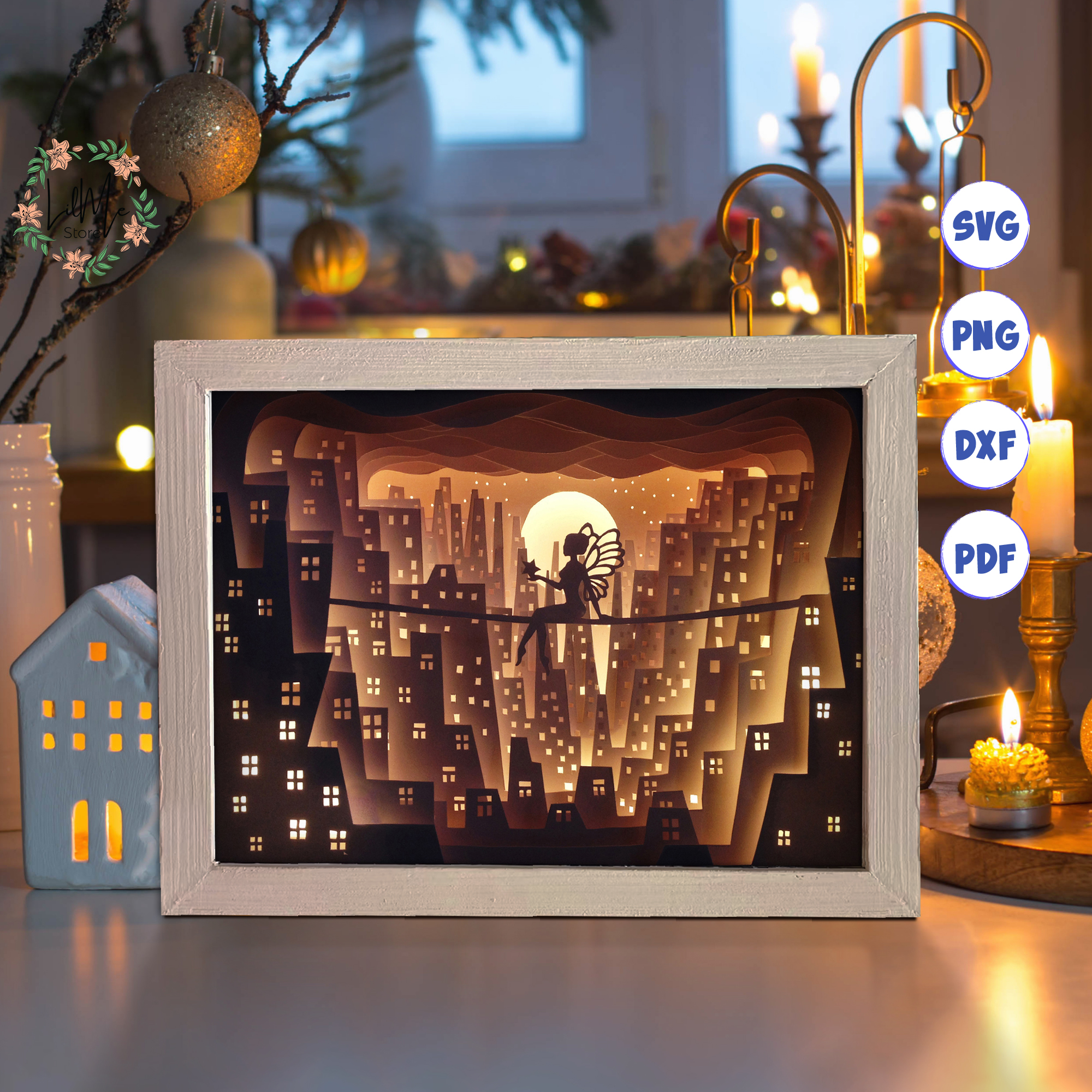 Tinker 1 Paper Cut Light Box Template, 3D Shadow Box SVG Fil | Inspire ...