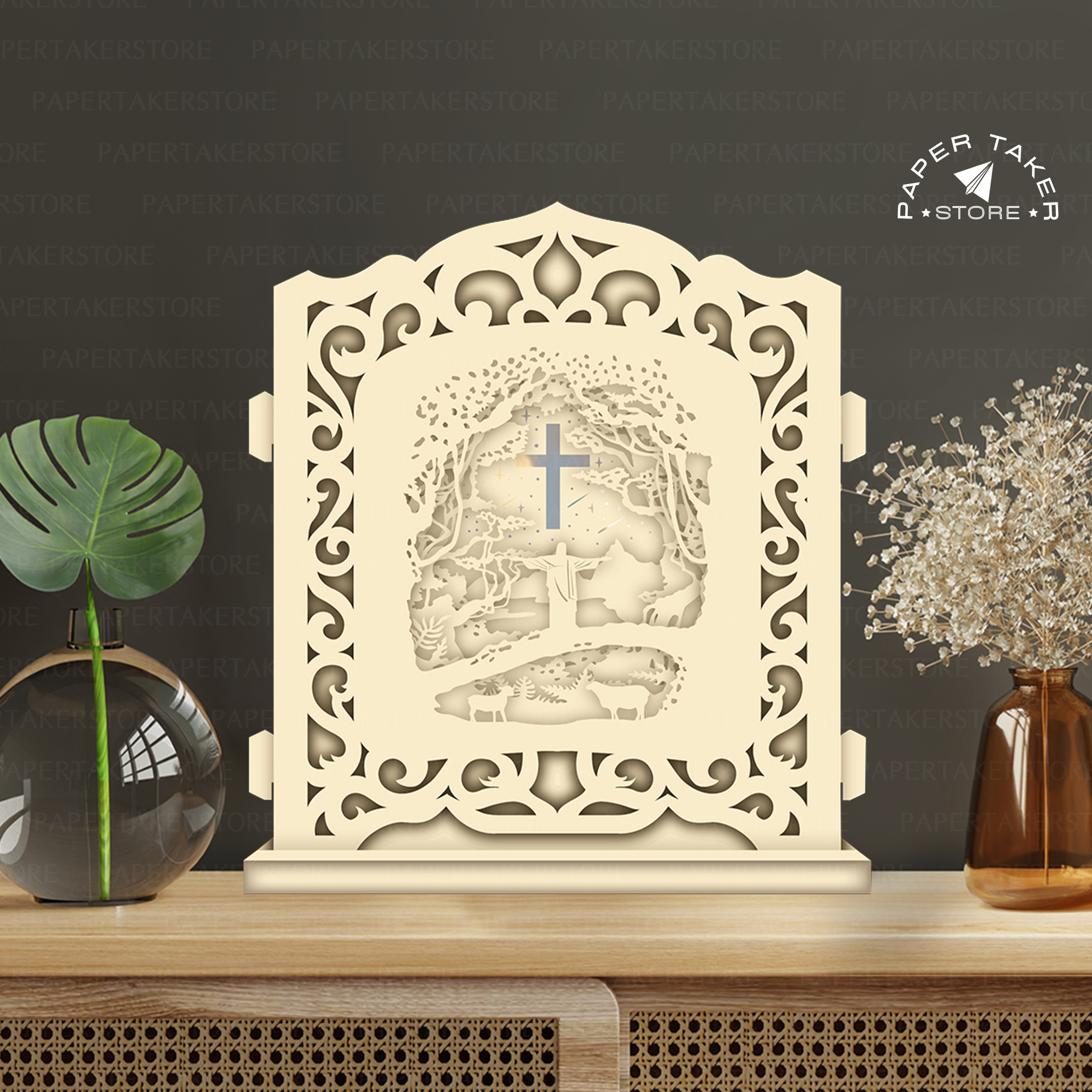 Jesus Pop-Up Template, Pop-Up SVG for Cricut Projects, 3D Pa | Inspire ...