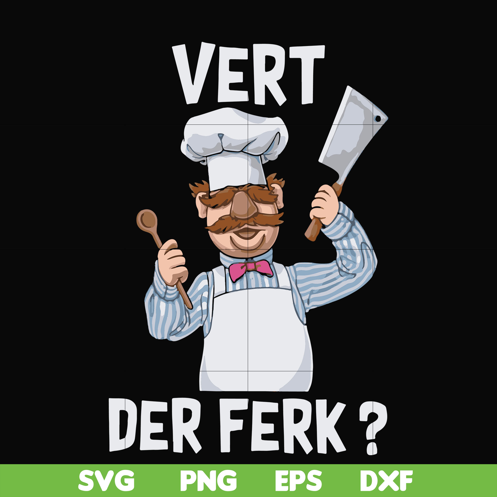 Vert Der ferk svg, png, dxf, eps file FN000146 | Inspire Uplift