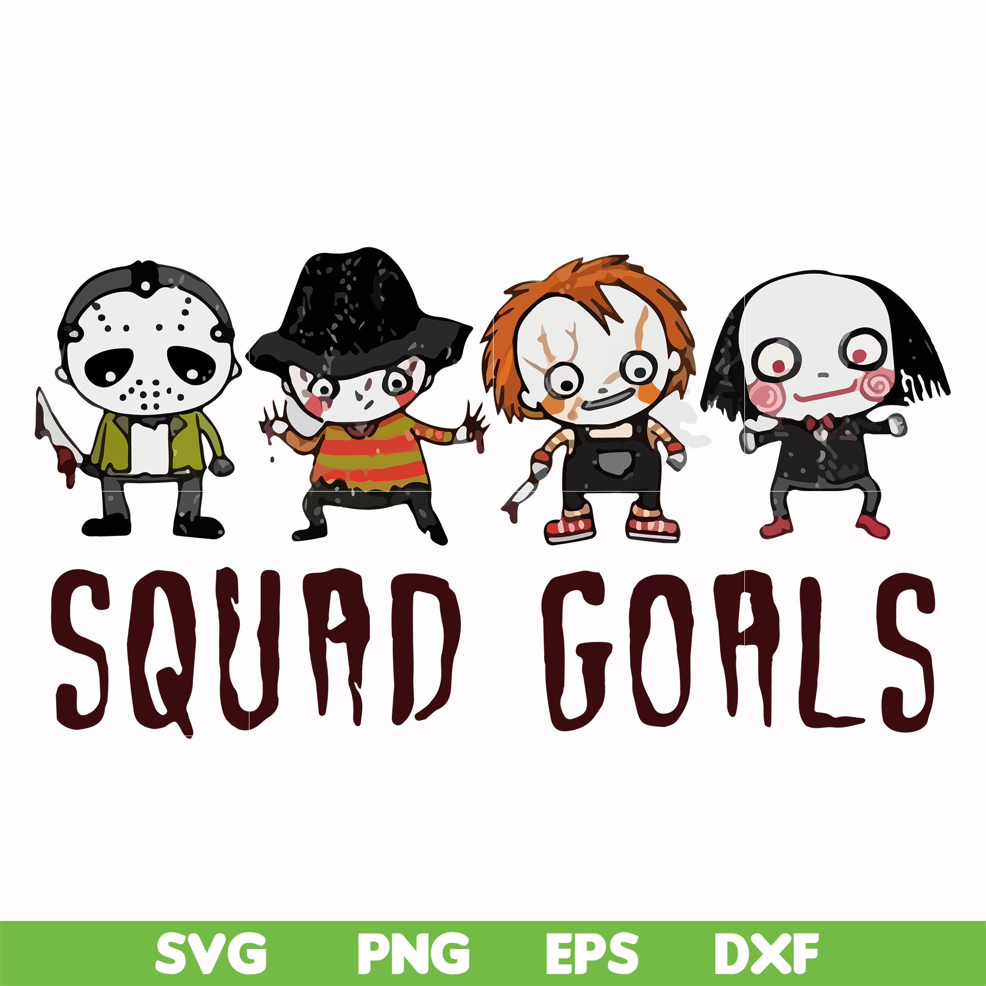 squad goals svg, png, dxf, eps digital file HLW0121 | Inspire Uplift