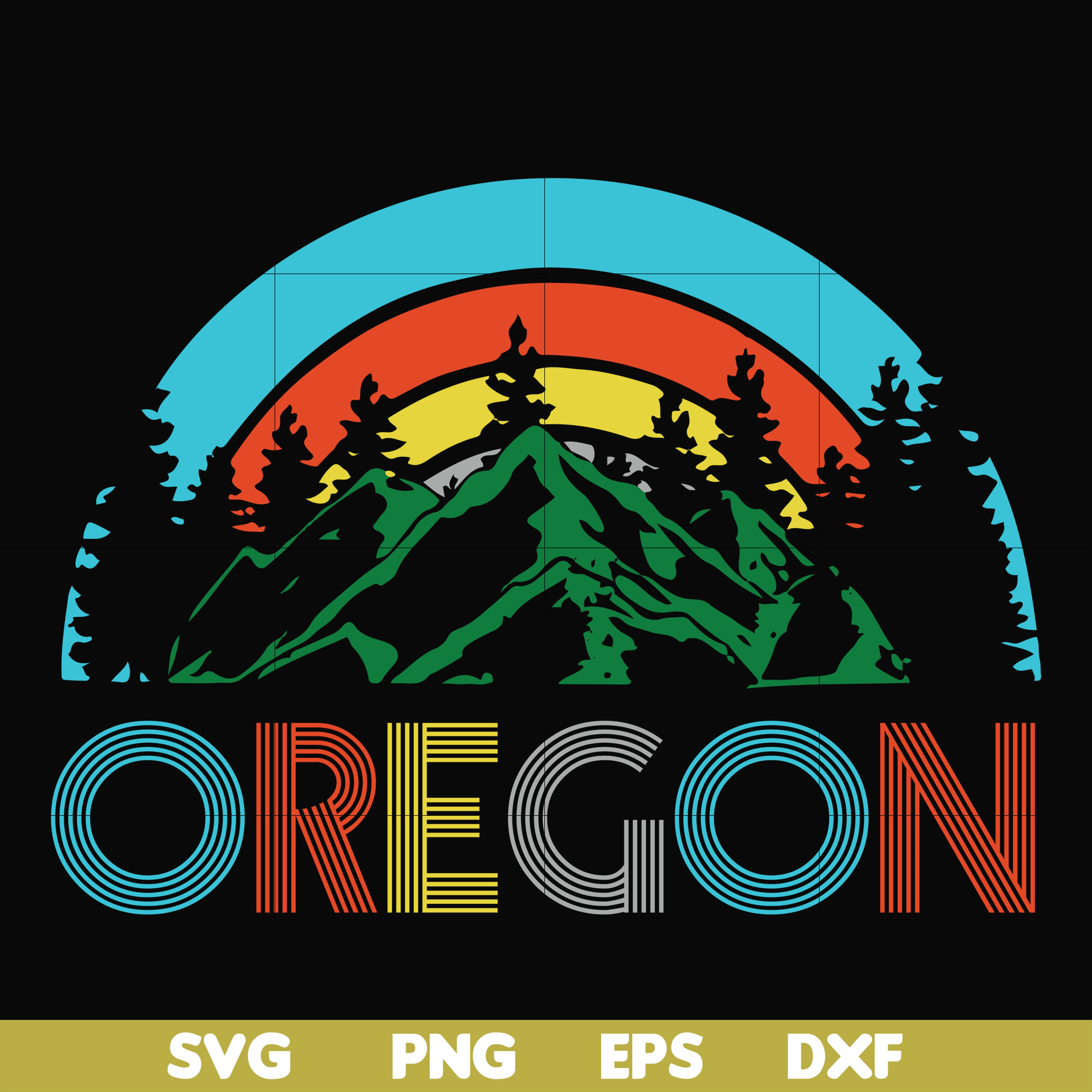 Oregon svg, camping svg, png, dxf, eps digital file CMP101 | Inspire Uplift