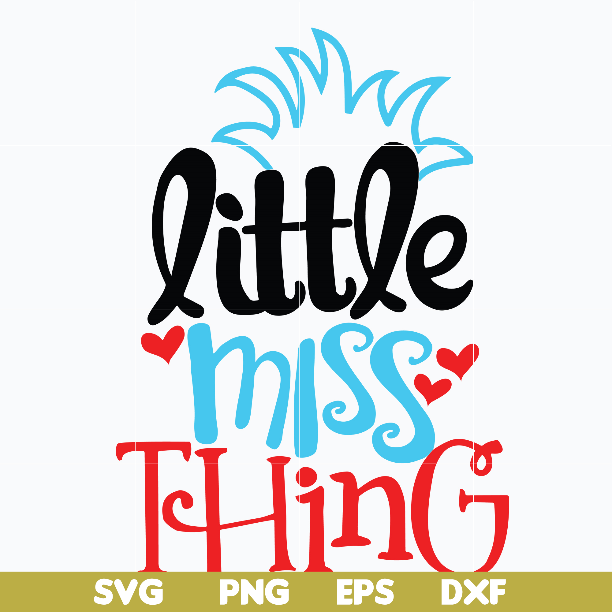 Little miss thing svg, dr seuss svg, dr svg, png, dxf, eps d | Inspire ...