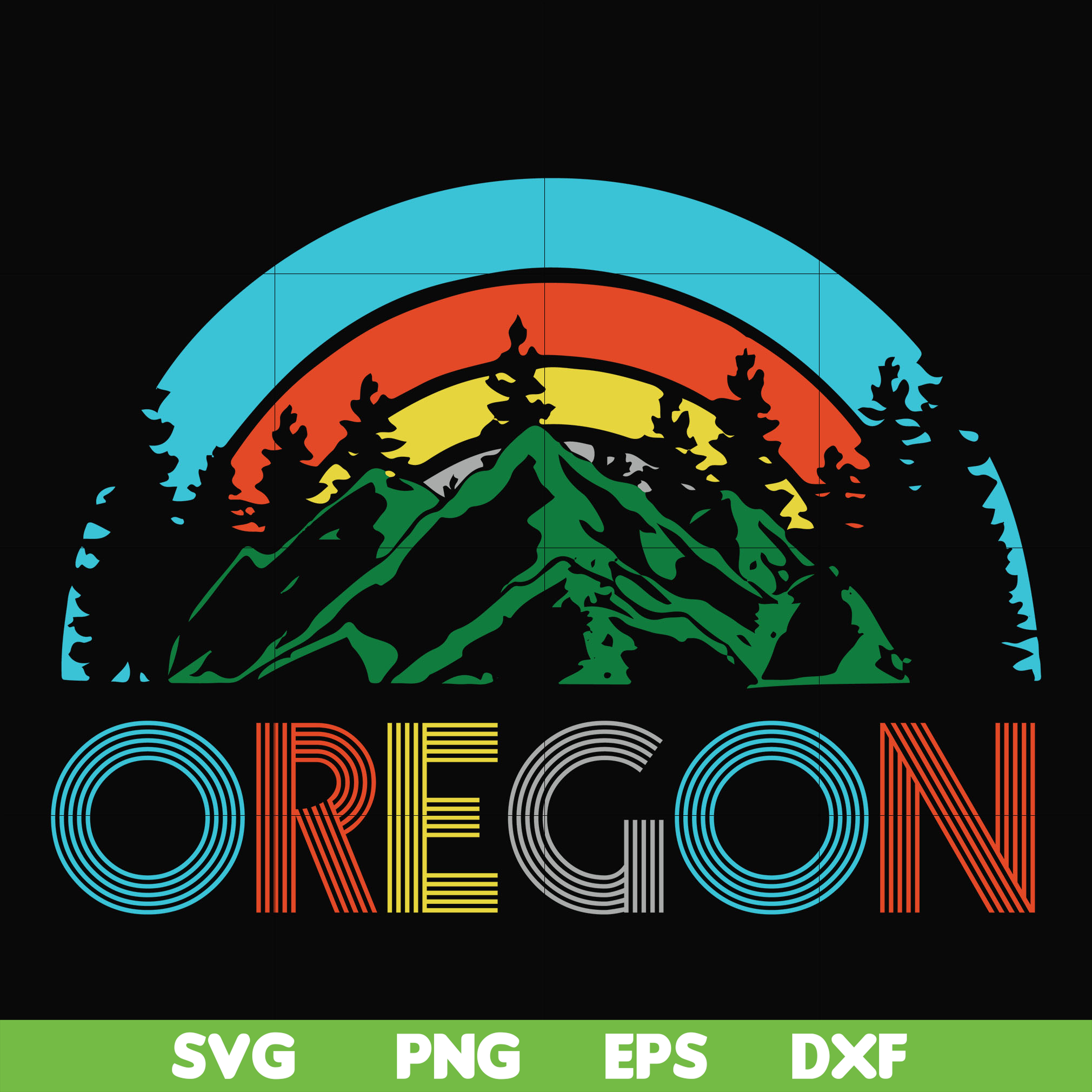 Oregon svg, camping svg, png, dxf, eps digital file CMP101 - Inspire Uplift