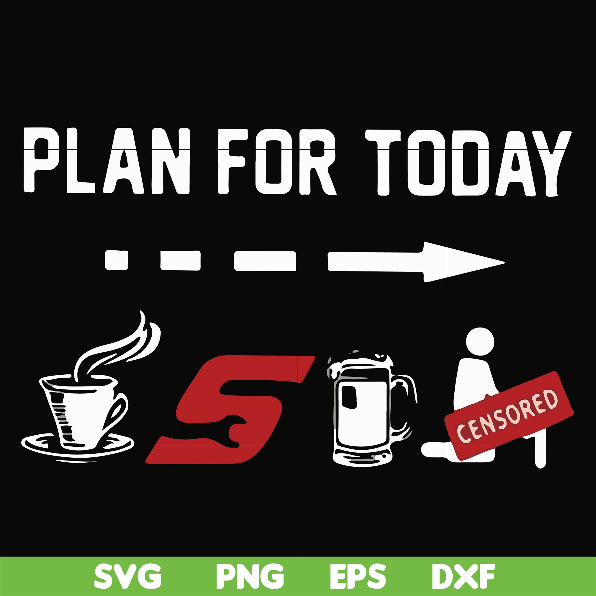 Plan for today svg, png, dxf, eps file FN000167 - Inspire Uplift