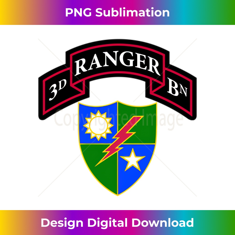 US Army Ranger - 3rd Ranger Battalion - Scroll & Insignia Lo | Inspire ...