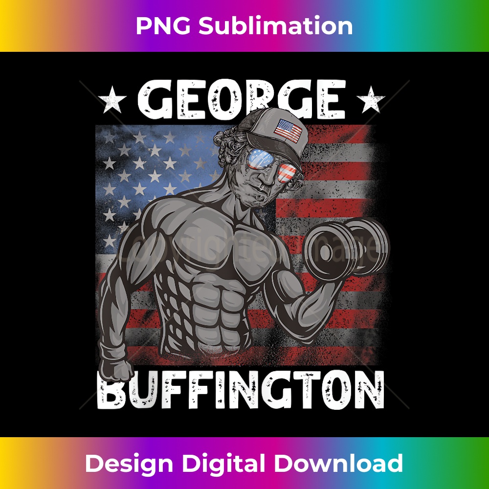 George Buffington Washington Buff Bro 4th of July Gym Men Ta | Inspire ...