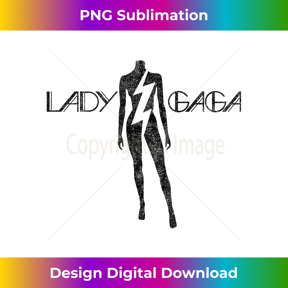 Official Lady Gaga Lightning Black Logo - Digital Sublimatio | Inspire ...