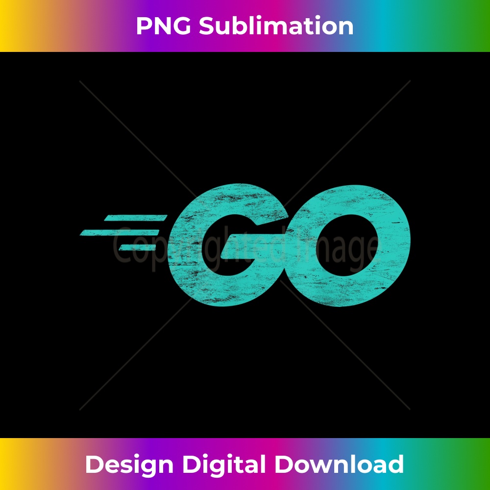 Go Programming Language Go logo Golang distressed vintage - | Inspire ...