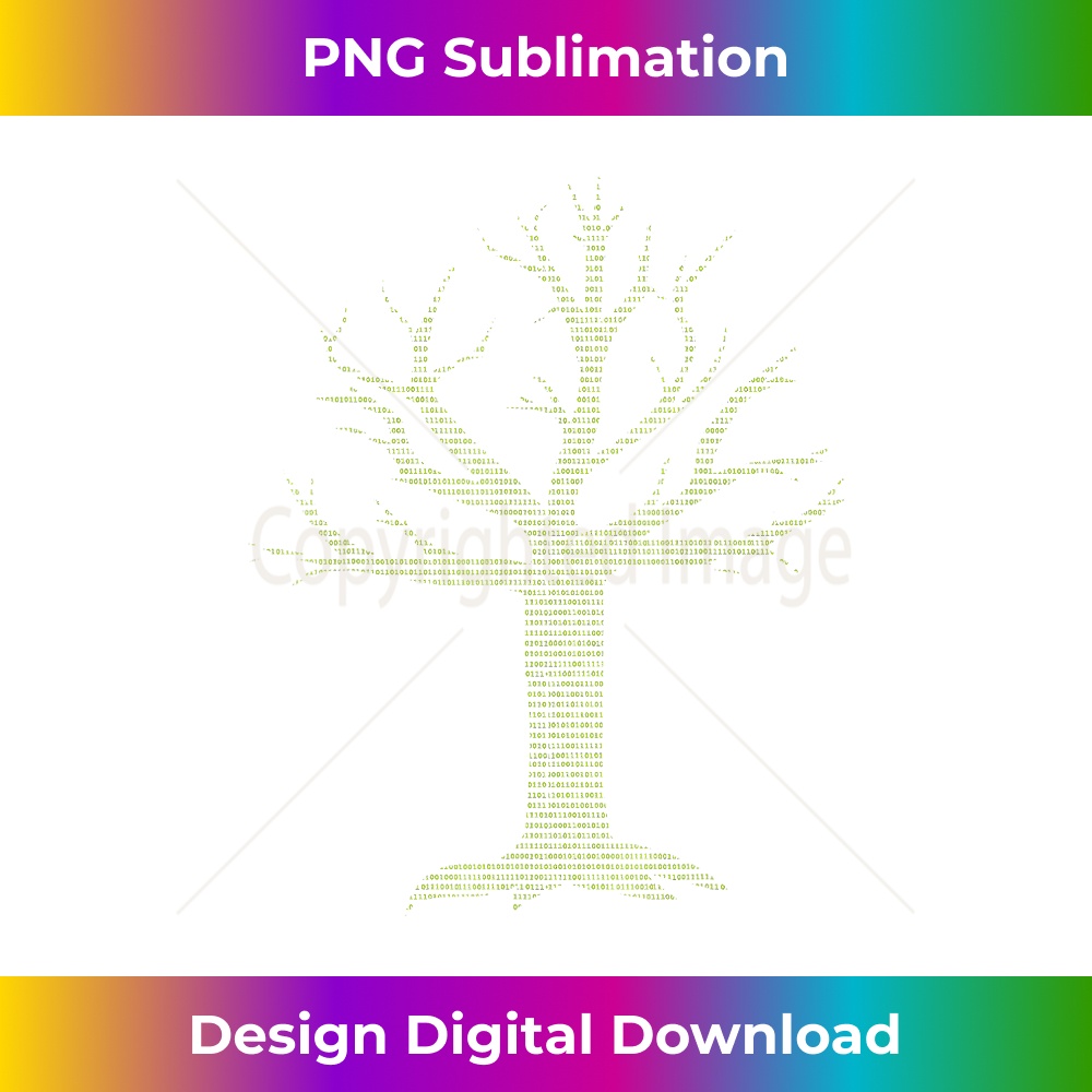 Binary Tree Illustration Computer Coding I Am Programmer Art | Inspire Uplift
