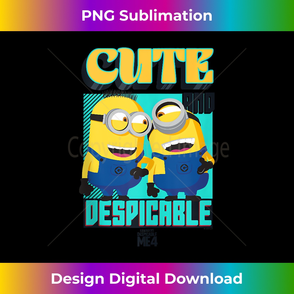 Minions Despicable Me 4 Cute and Despicable Tank Top 1 - Uni | Inspire ...