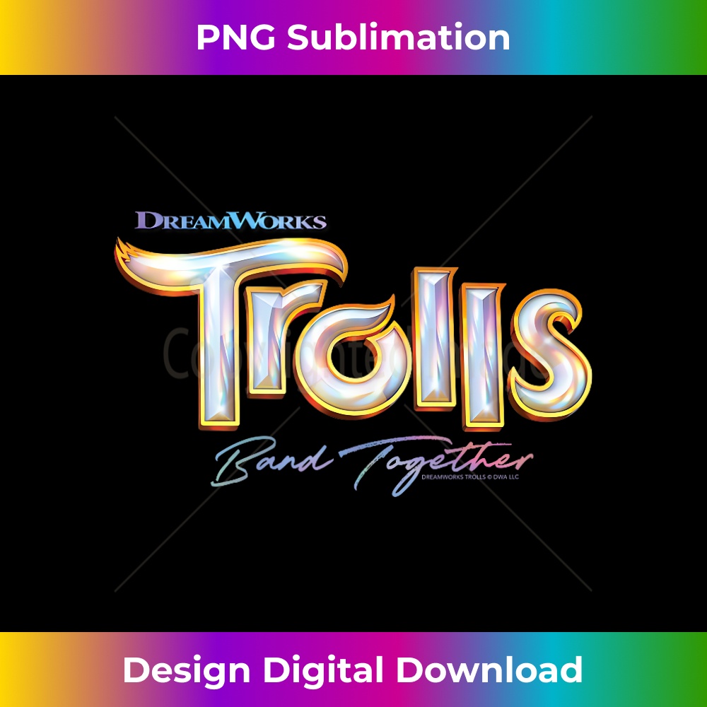 DreamWorks Trolls Band Together Movie Logo Tank Top - Signat | Inspire ...
