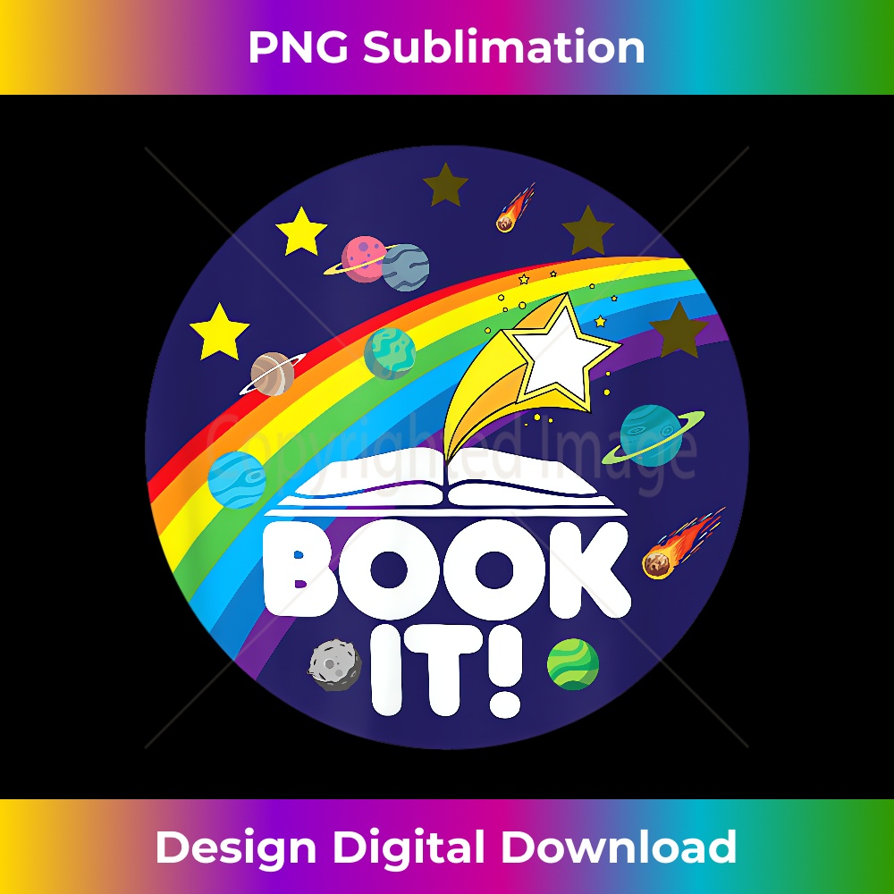 BOOK IT ! Childhood Retro - Exclusive PNG Sublimation Downlo | Inspire Uplift
