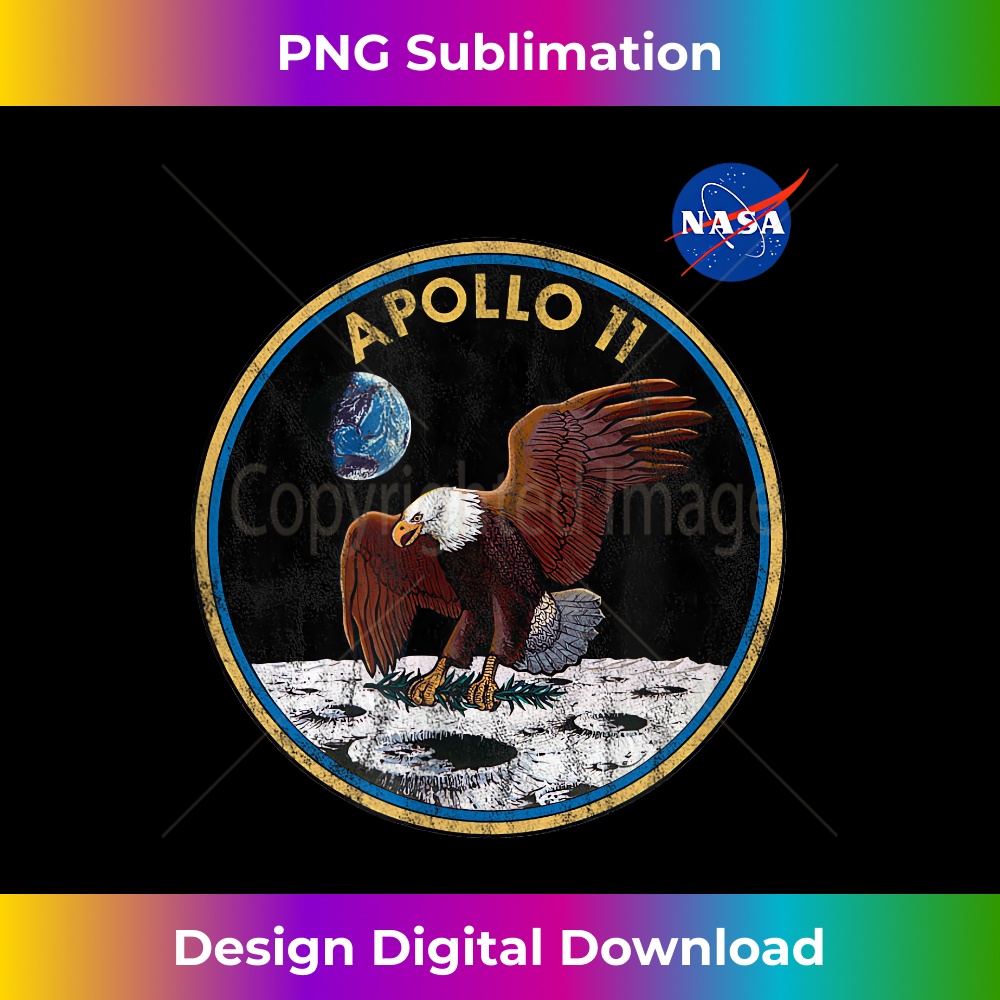 NASA Approved Apollo 11 Mission Patch 50th Retro Vintage 1 - | Inspire Uplift