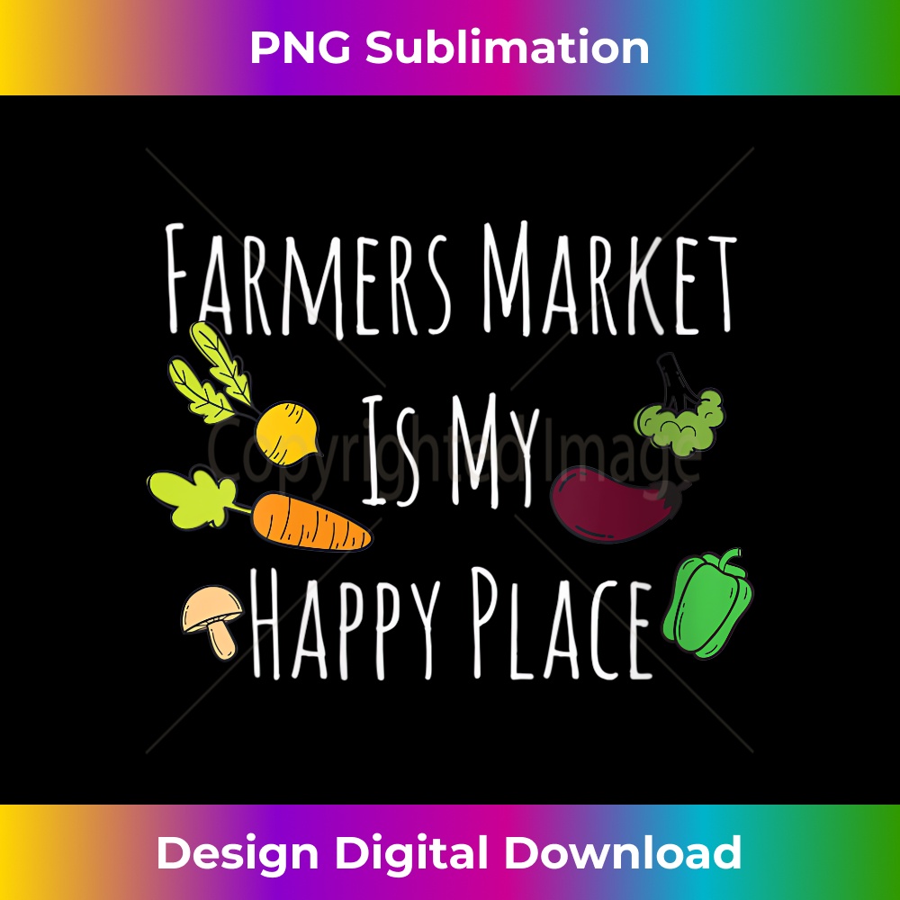 Womens Eat Fresh Support Local Farmers Market Happy Place V- | Inspire ...
