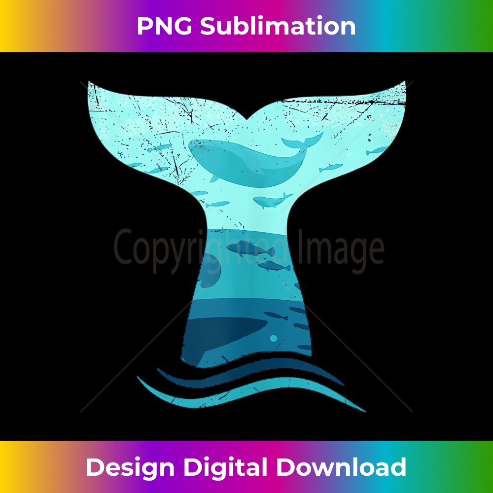Whale Tail in Waves Orca Killer Whale Ocean Design 3 - Exclu - Inspire ...