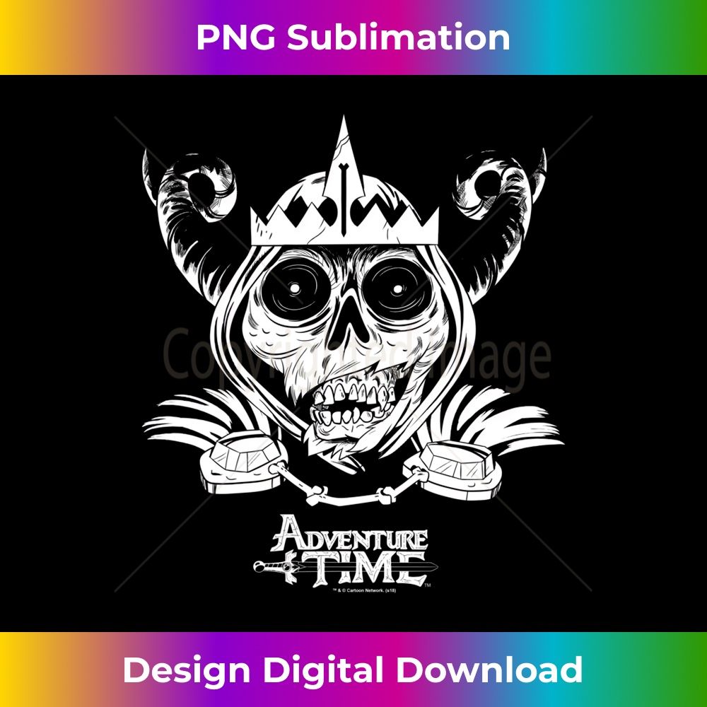 Adventure Time Skull Face - Vintage Sublimation PNG Download | Inspire ...