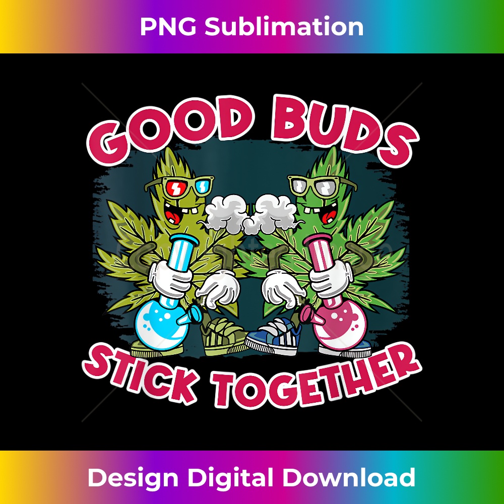 Good Buds Stick Together Smoking Weed Marijuana Plant - Vint | Inspire ...