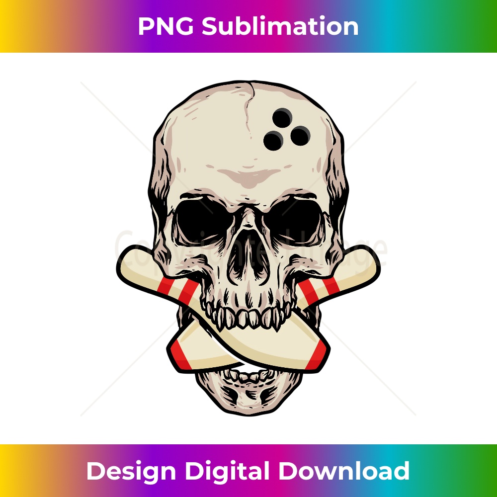 Bowling pins Retro Skull skeleton Head Bowling Ball - Instan | Inspire ...