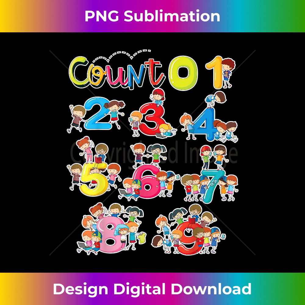 Mathematics Math Number Day Count 123s Girls Pre-K Teacher - | Inspire ...