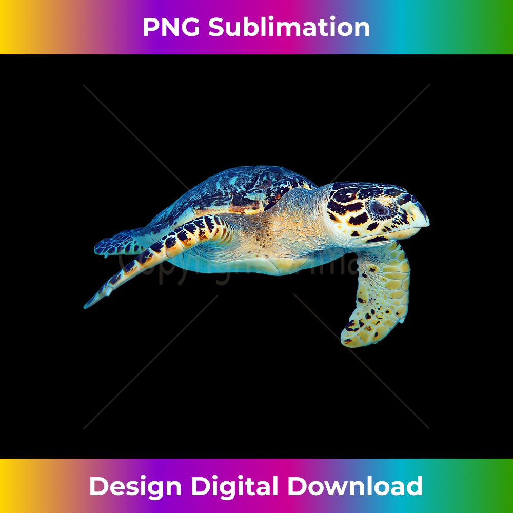 Friendly Sea Turtle Swimming Underwater Photo Art Cutout - S - Inspire ...