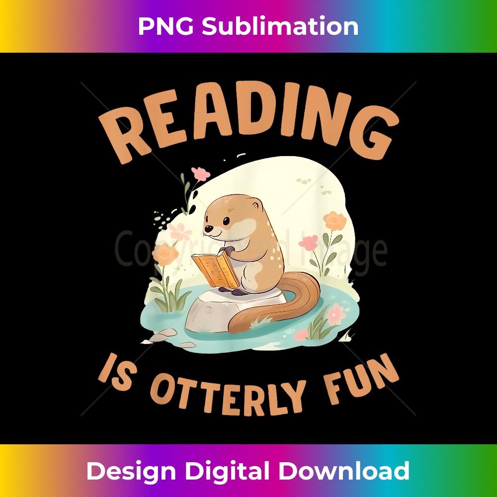 Reading Is Otterly Fun Sea Otter Reading Book Girls Boys 1 - | Inspire ...