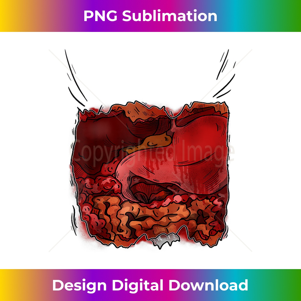 Opened Insides Gut Intestine Costume 1 - Sublimation-Ready P | Inspire ...