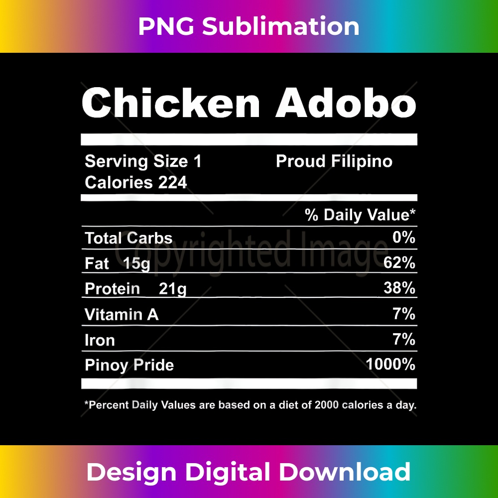 Chicken Adobo Nutrition Facts Filipino Pride - Sublimation-R | Inspire ...