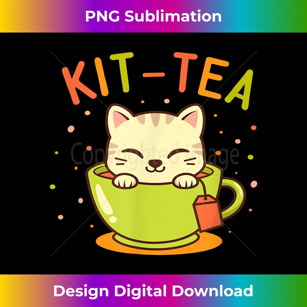 Cat Teacup Cute Kawaii Style Cat Kit-Tea Kitty Pun - Special | Inspire ...