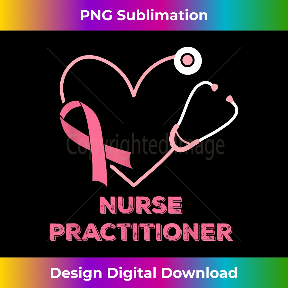 Nurse Practitioner Pink Heart Stethoscope Breast Cancer 2 - - Inspire ...