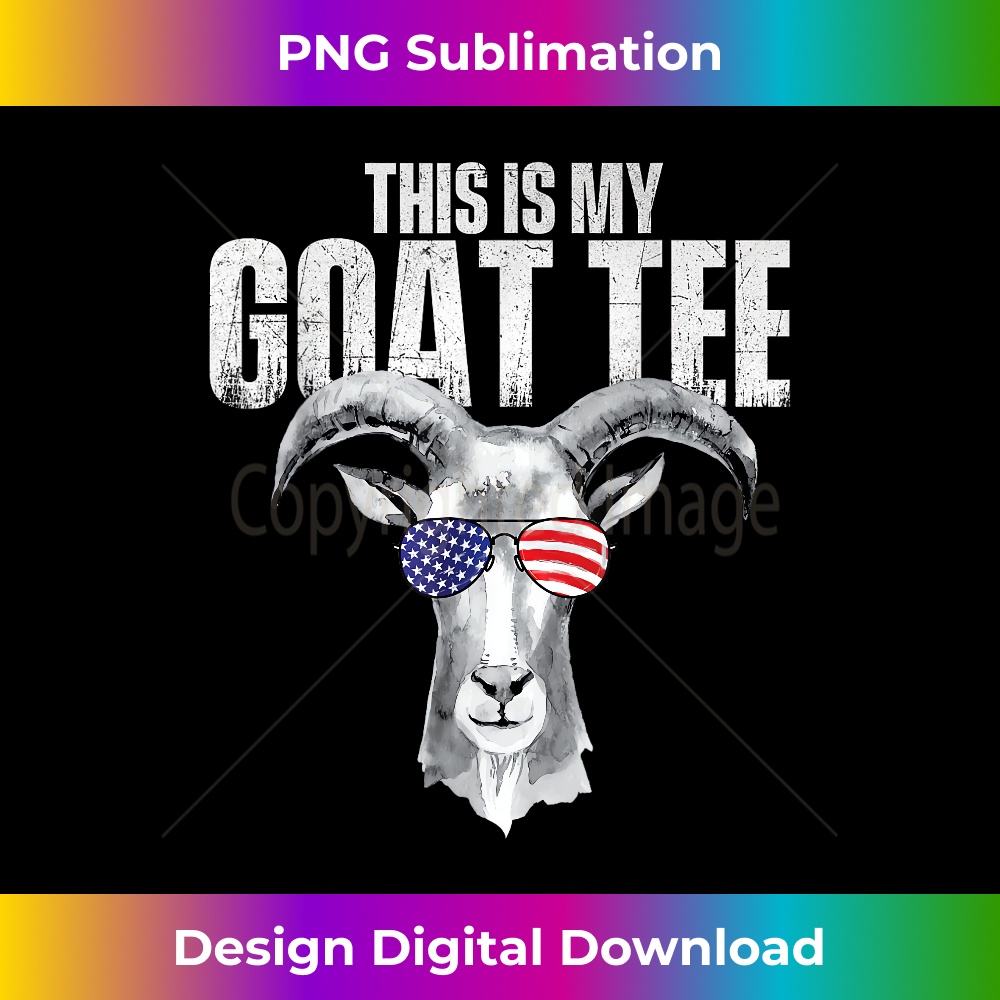 This Is My Goat - USA American Flag Goats Farm Animal 1 | Inspire Uplift