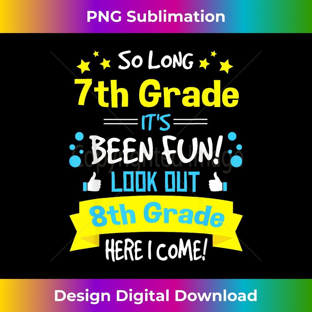 So Long 7th Grade Graduation Here I Come 8th Grade - Decorat | Inspire ...