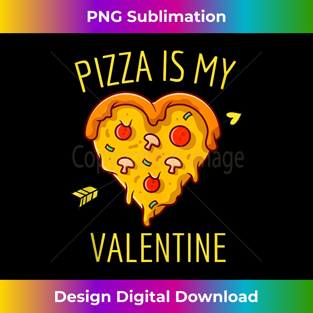 Pizza Is My Valentine Funny Valentines Day 2024 Heart - Inno | Inspire ...