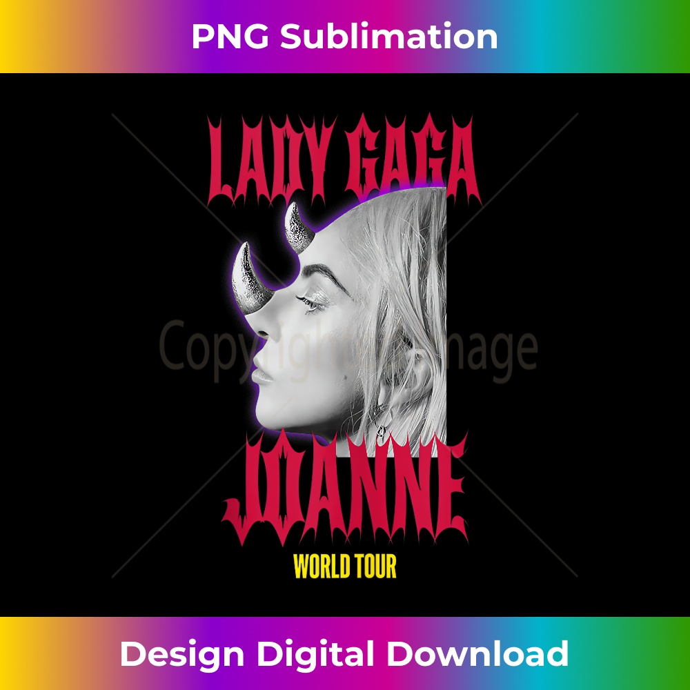 Lady Gaga Official Horns Black Tank Top - Premium PNG Sublim | Inspire ...