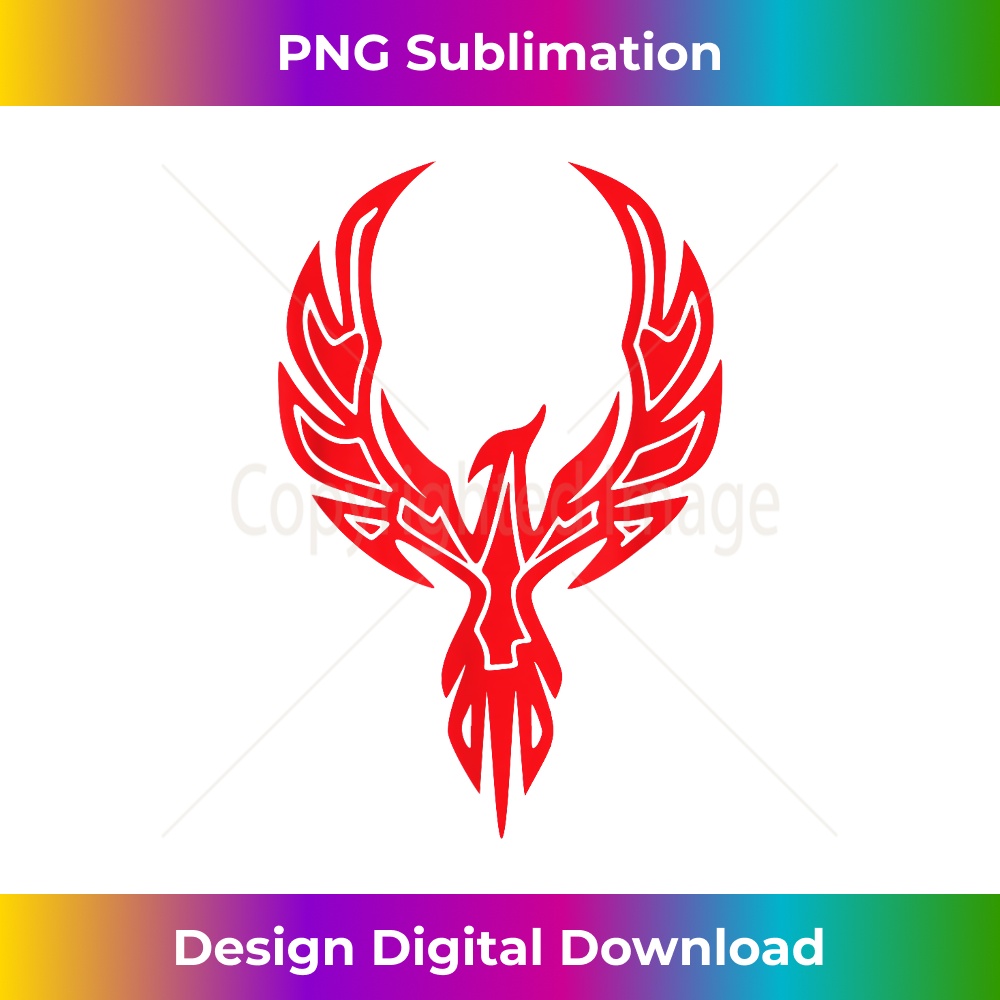 Red Phoenix Fire Bird Symbol Magic Fantasy Circle Life Sun - | Inspire ...