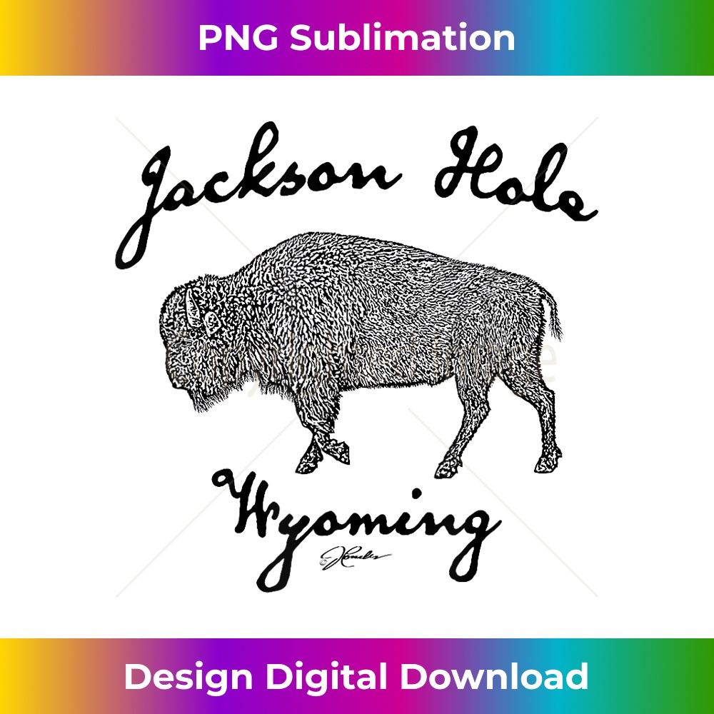 JCombs Jackson Hole, WY, Walking Bison - High-Resolution PNG | Inspire ...