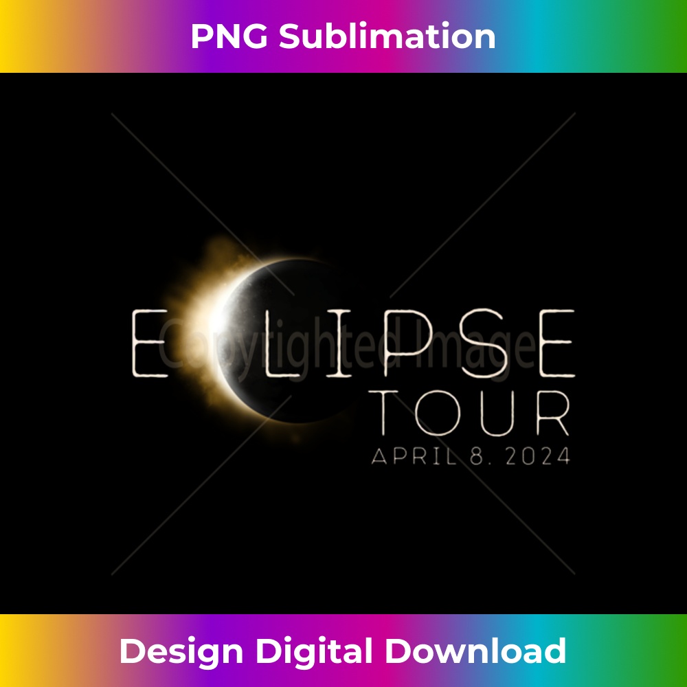 total solar eclipse tour 2024 front and back Long Sleeve - E | Inspire ...