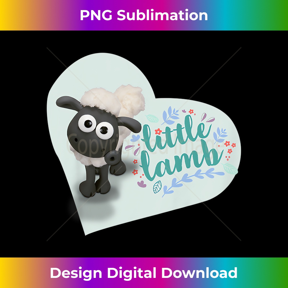 Kids Shaun the Sheep Little Lamb Shaun Heart - Digital Subli | Inspire ...