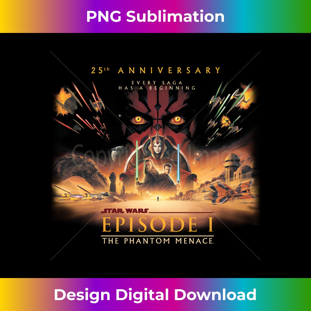 Star Wars 25th Anniversary Phantom Menace Episode I Poster L | Inspire ...