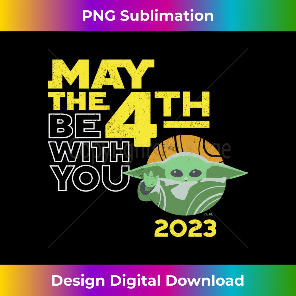 Star Wars Day May the 4th Be With You 2023 Grogu Distressed | Inspire ...