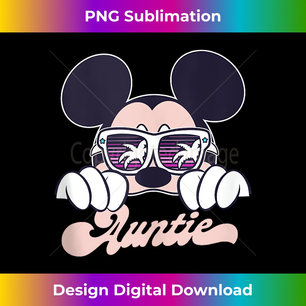 Disney Mickey And Friends Mickey Summer Vibes Auntie Logo Ta | Inspire ...