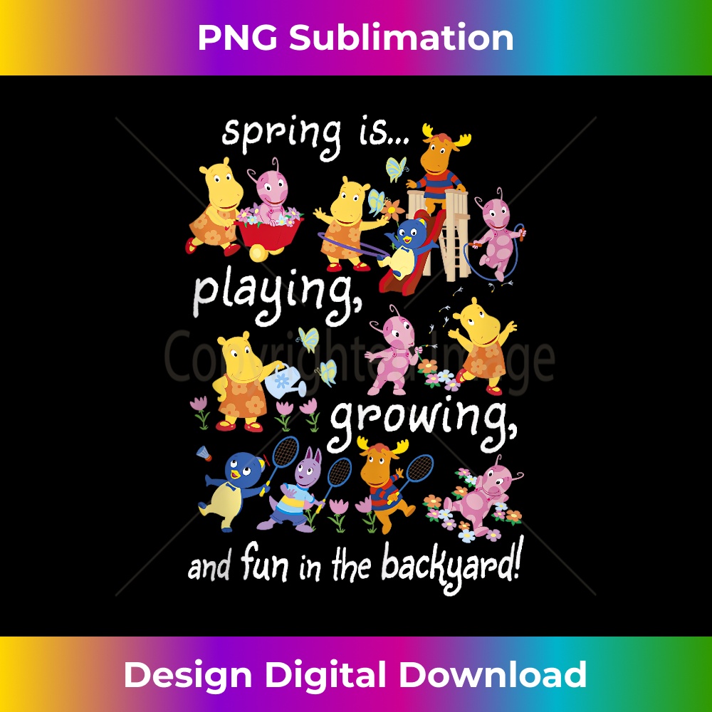 The Backyardigans Spring Time Group Poster Tank Top 2 - Subl | Inspire ...