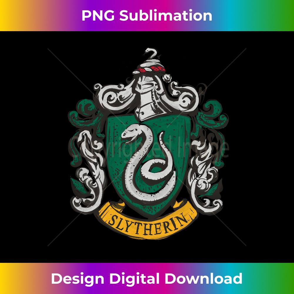 Harry Potter Drawn Slytherin Crest Long Sleeve 1 - Decorativ | Inspire ...